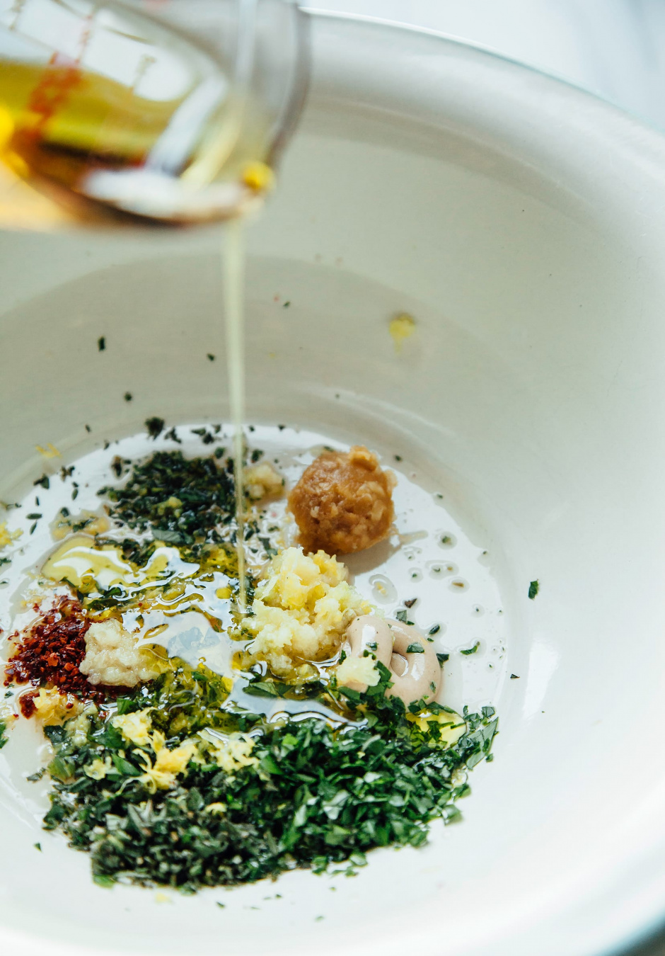 Grilled & Marinated Vegetables with Miso, Lemon & Herbs | The First Mess