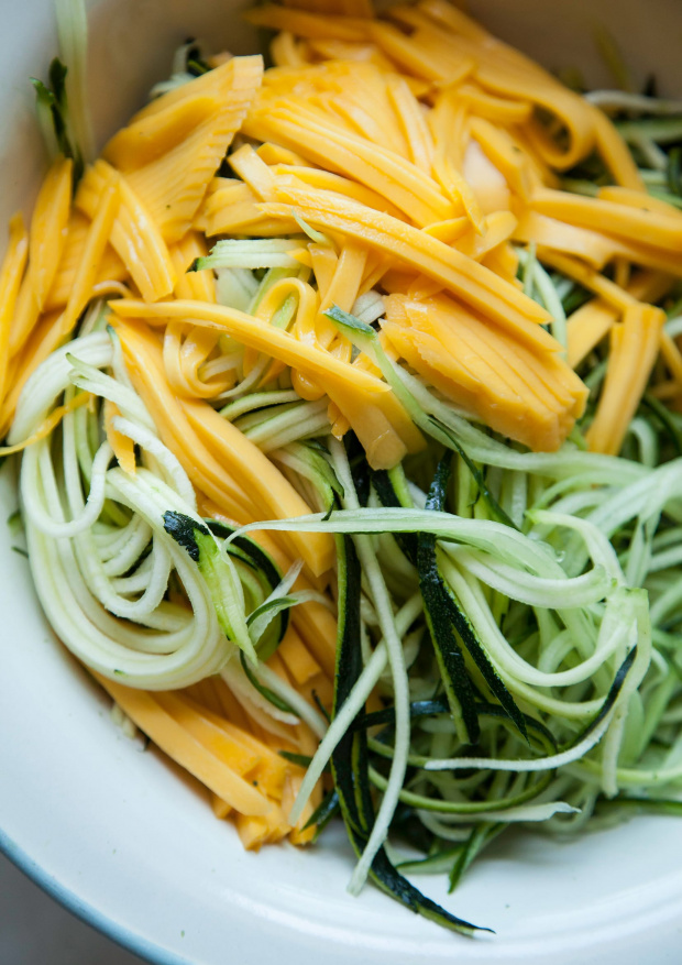 Cold Veg Mango Noodles with Spicy Citrus Dressing | The First Mess