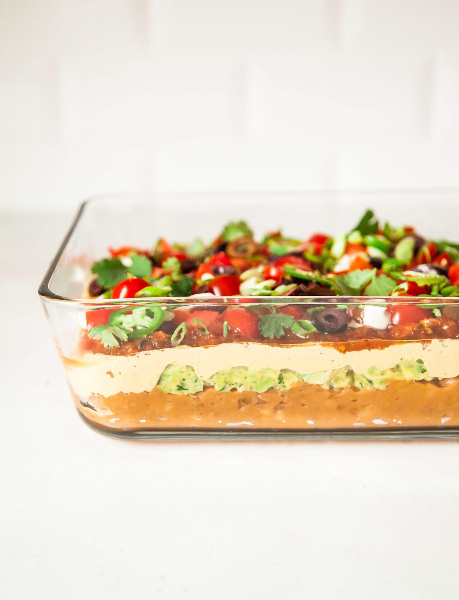 Vegan Seven Layer Dip with Buffalo Refried Beans | The First Mess