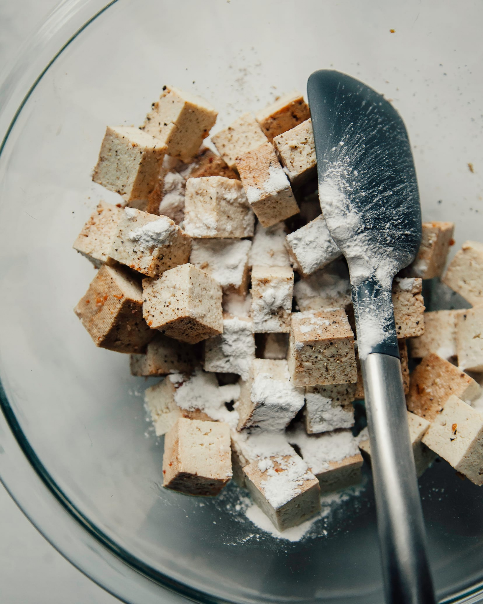 Crispy Roasted Sesame Garlic Marinated Tofu | The First Mess