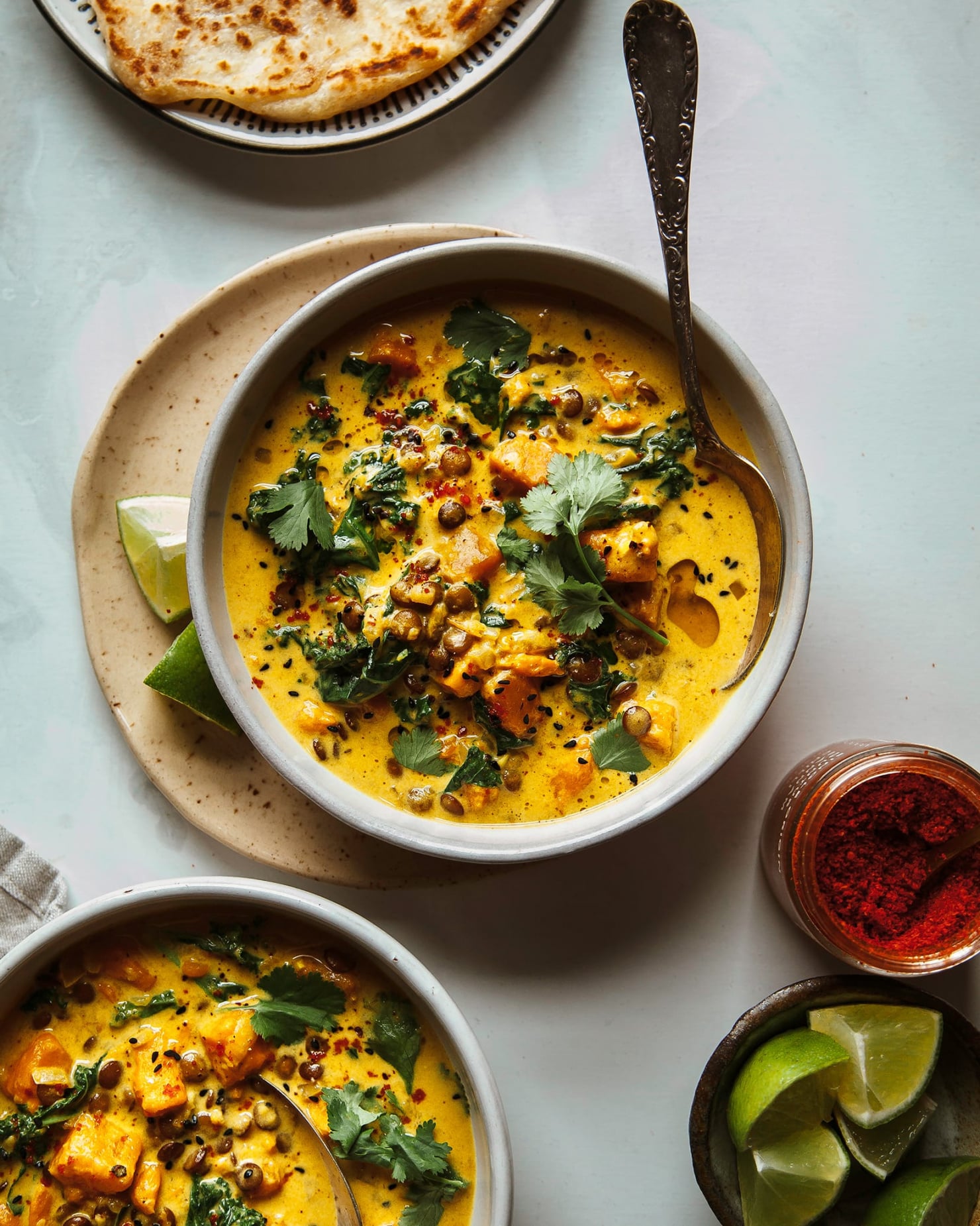 Ginger Sweet Potato Coconut Milk Stew w/ Lentils & Kale | The First Mess
