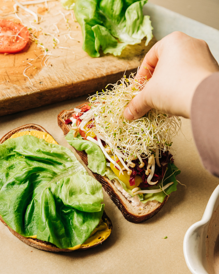 My Ultimate Veggie Crunch Sandwich | The First Mess