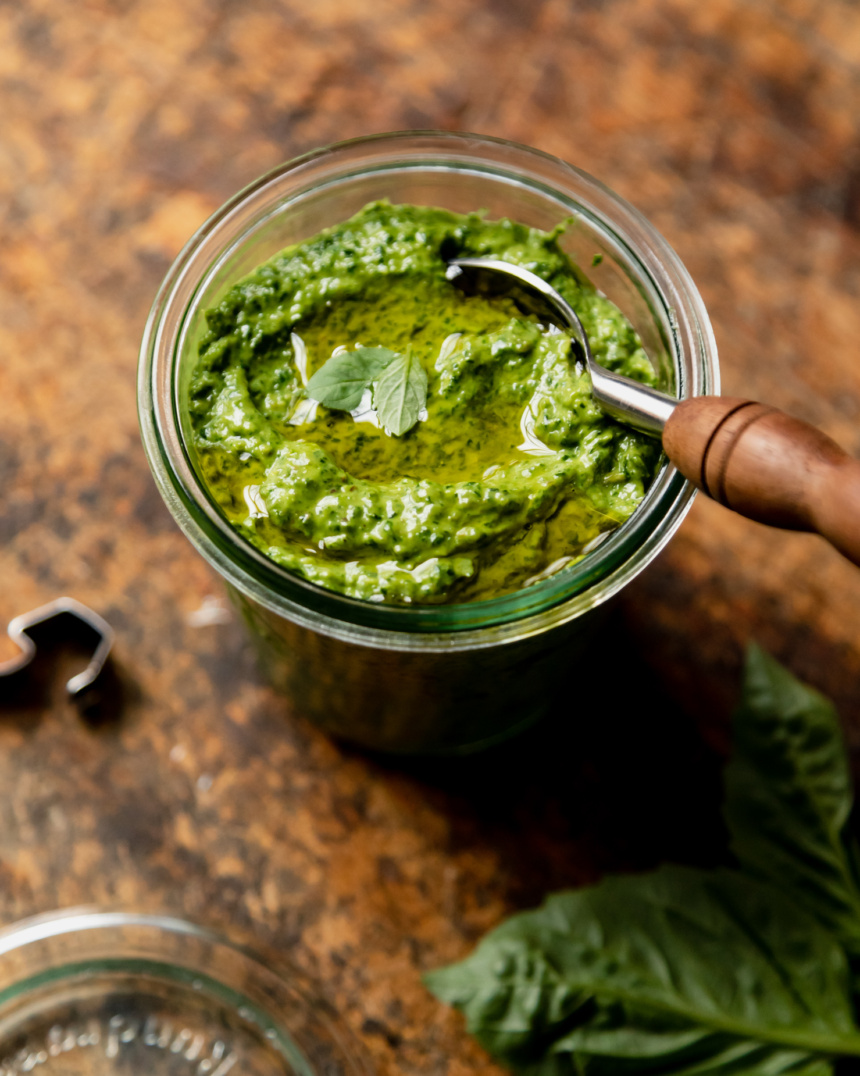 10-Minute Vegan Pesto | The First Mess
