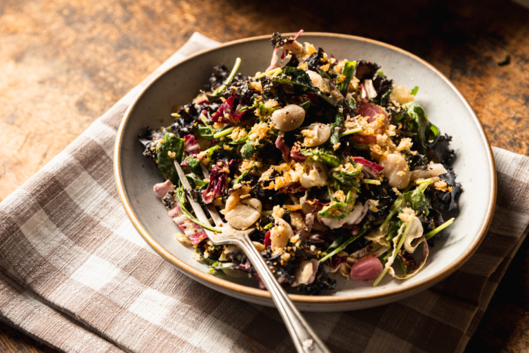 Kale Arugula Butter Bean Salad | The First Mess
