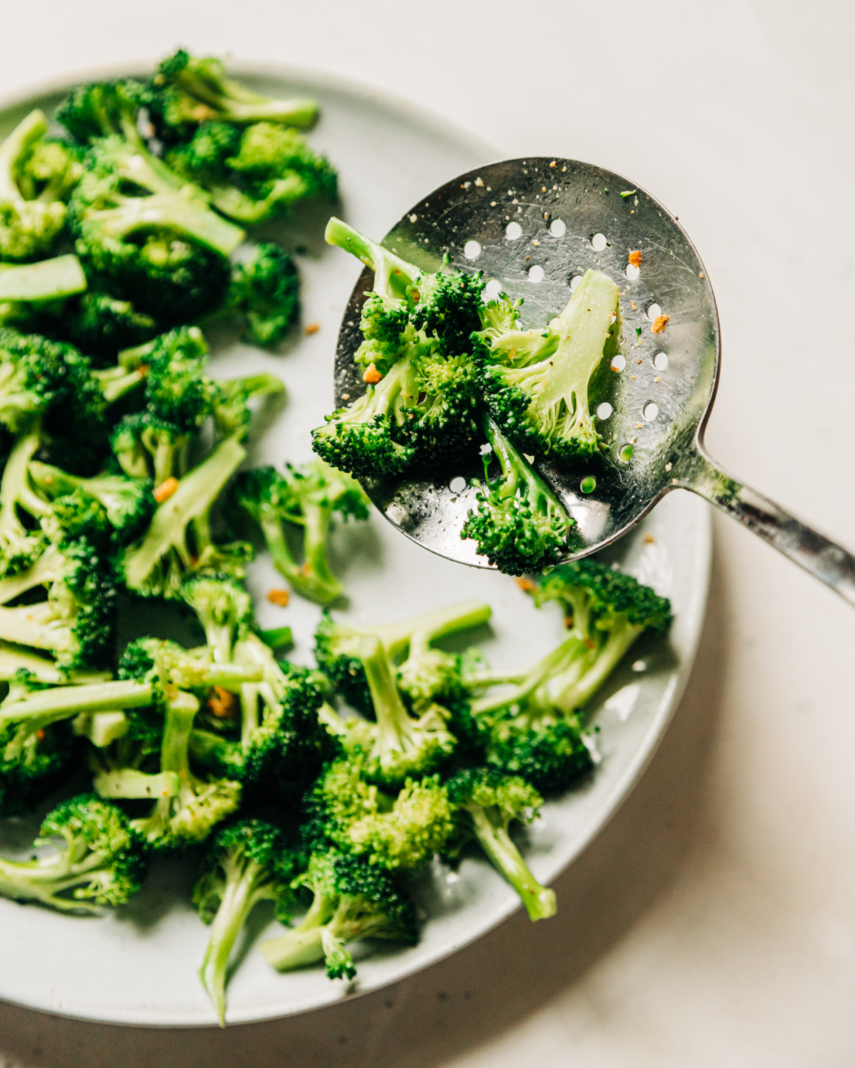 Cheesy Vegan Broccoli & Barley with White Beans | The First Mess
