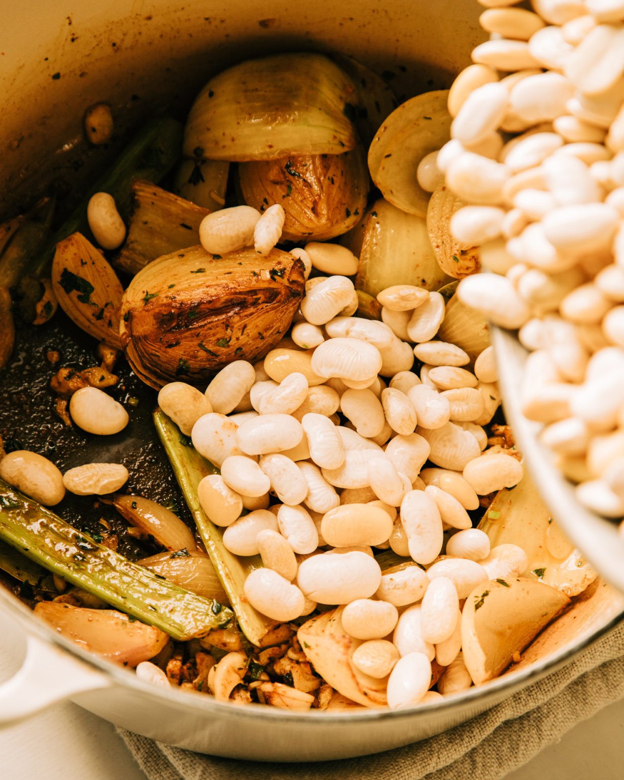 One-Pot Brothy Beans with Herbs & Lemon | The First Mess