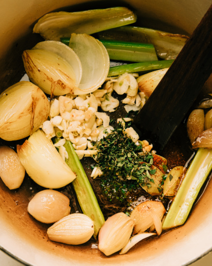 One-Pot Brothy Beans with Herbs & Lemon | The First Mess