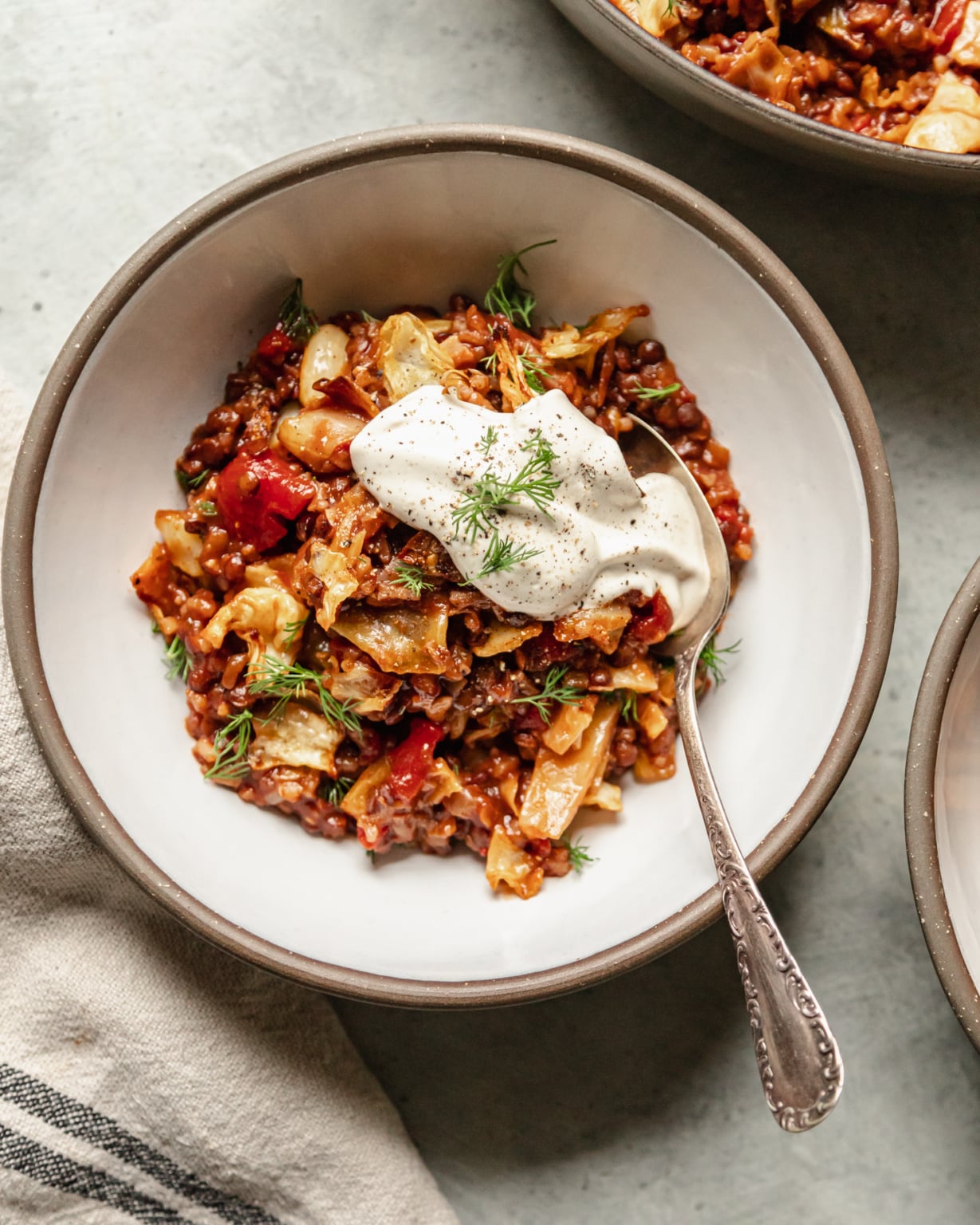 Vegan Chopped Cabbage Roll Skillet | The First Mess