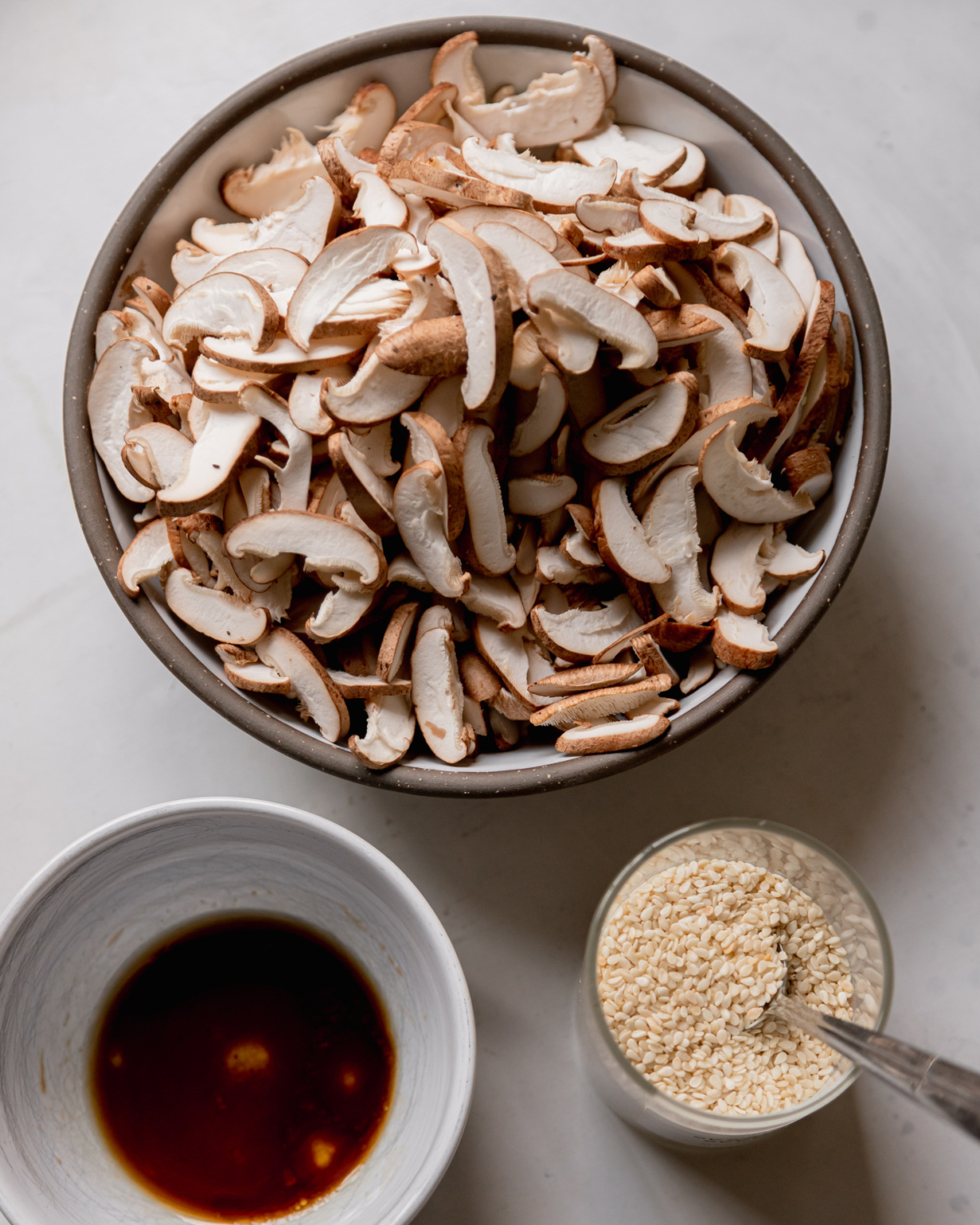 Spicy Sesame Slaw with Mushrooms & Edamame | The First Mess