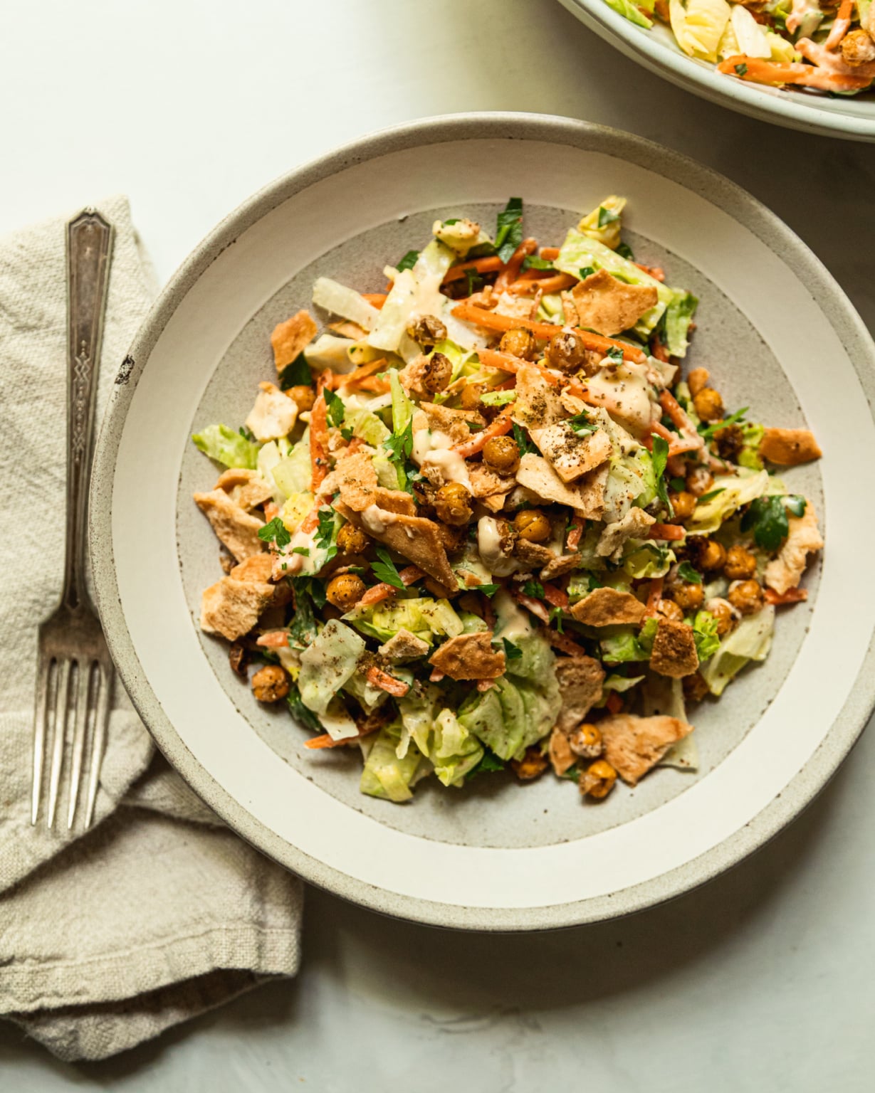 Hummus Crunch Salad | The First Mess