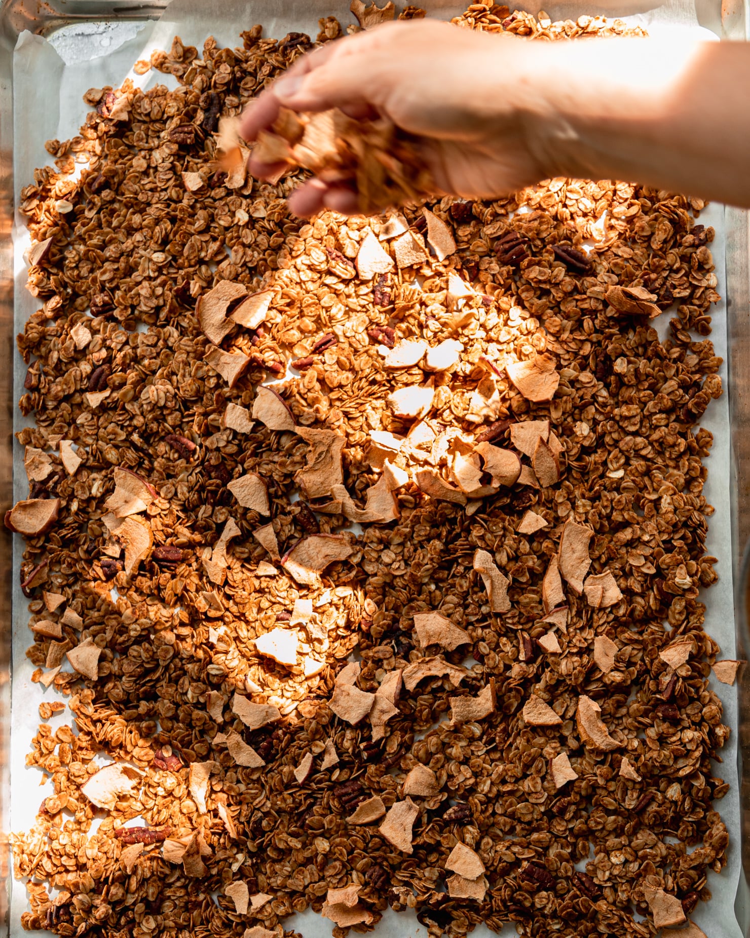 Clumpy Apple Cinnamon Granola with Pecans | The First Mess