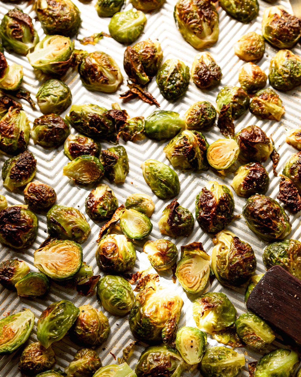 Roasted Brussels Sprouts with Smoky Almond Bits | The First Mess