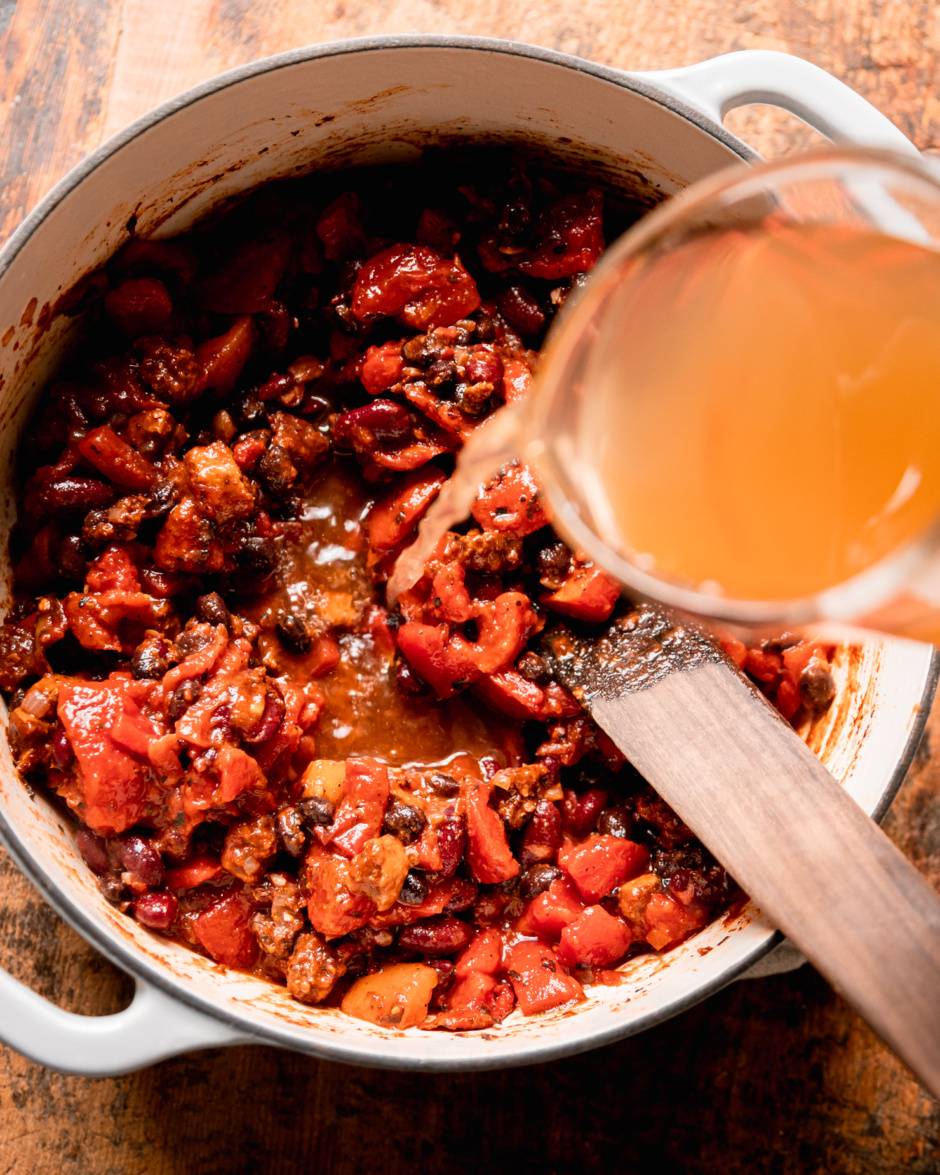 30-Minute Hearty Vegan Chili | The First Mess