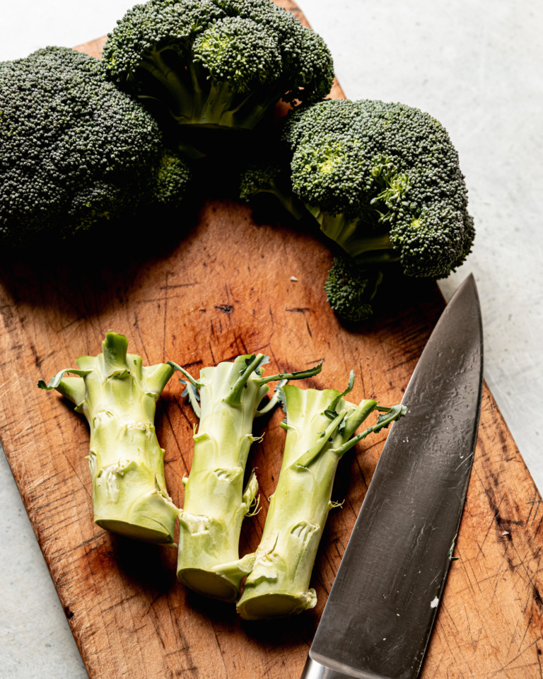 Crunchy & Creamy Dill Pickle Broccoli Slaw | The First Mess