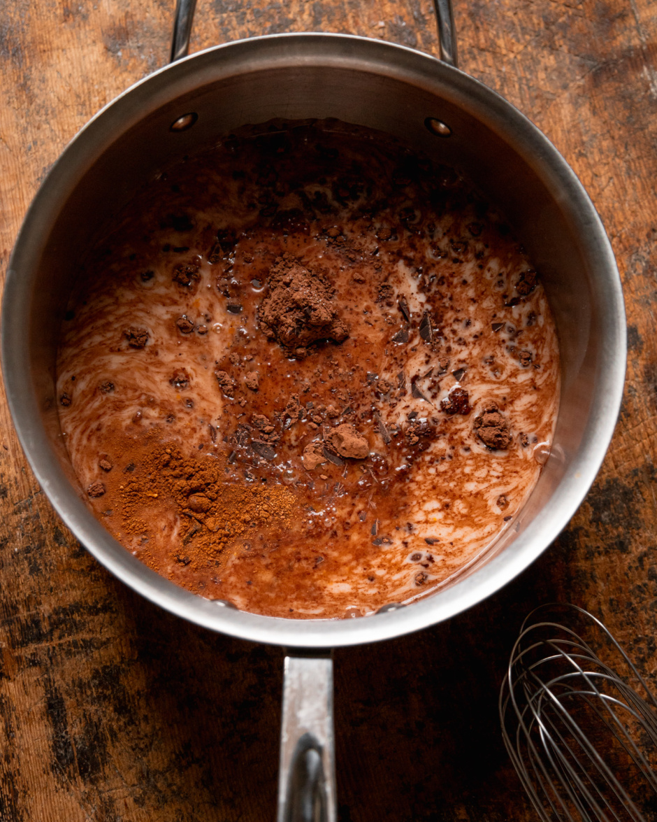 Cozy Spiced Vegan Orange Mocha | The First Mess
