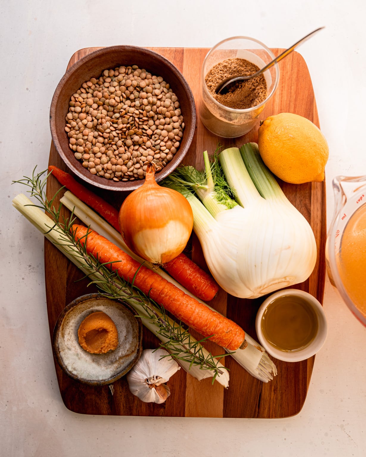 Lemony Lentil Vegetable Soup with Rosemary & Fennel | The First Mess