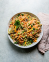 Mango Slaw Noodles with Peanut Sauce & Edamame | The First Mess