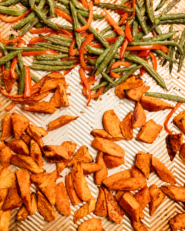 Gochujang Peanut Sweet Potato Salad with Green Beans | The First Mess