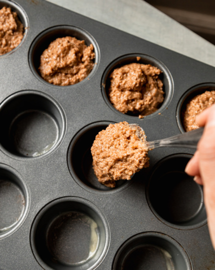Tender Vegan Bran Muffins with Brown Sugar & Cinnamon | The First Mess