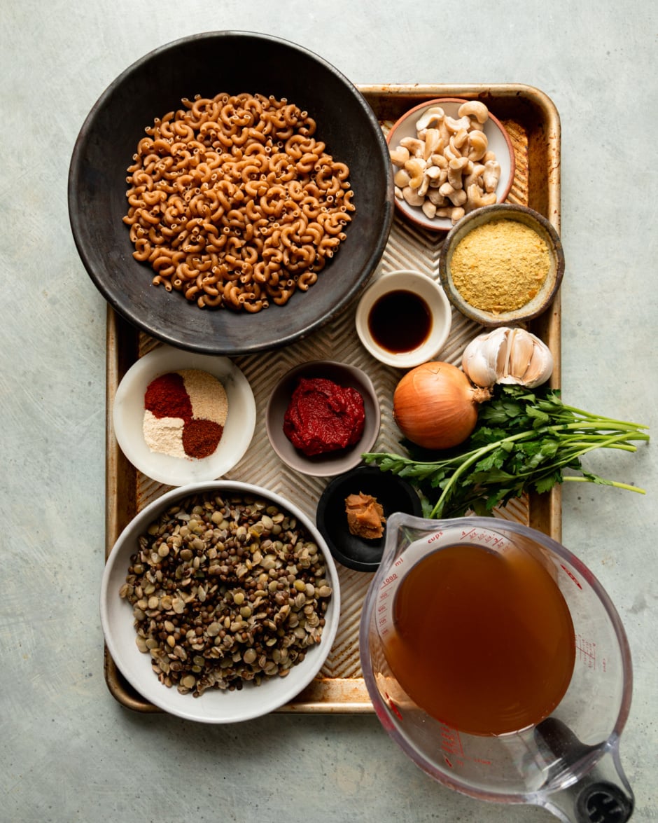 Vegan Hamburger Helper with Lentils | The First Mess