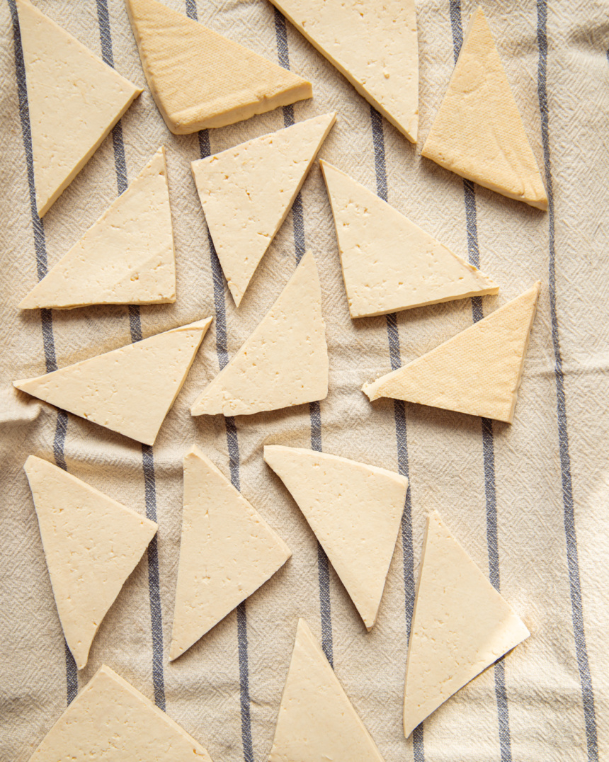 Baked Sesame Seed Tofu Triangles with Gochujang | The First Mess