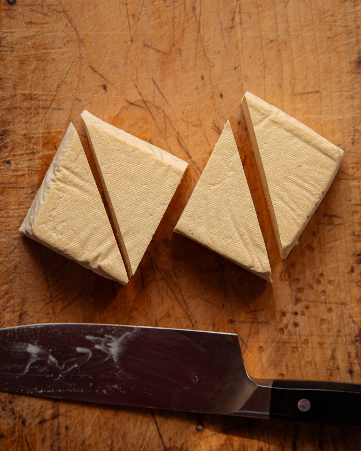 Baked Sesame Seed Tofu Triangles with Gochujang | The First Mess